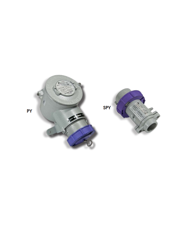 PRISE DE COURANT COMPLET ALUMINIUM (MALE/FEMELLE) 2P+T 16A 220/250V ...